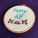 Printable Pdf Pattern Petty Af Cross Stitch Pattern Diy - Etsy