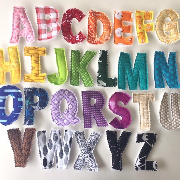 Plush Alphabet Letters - Etsy