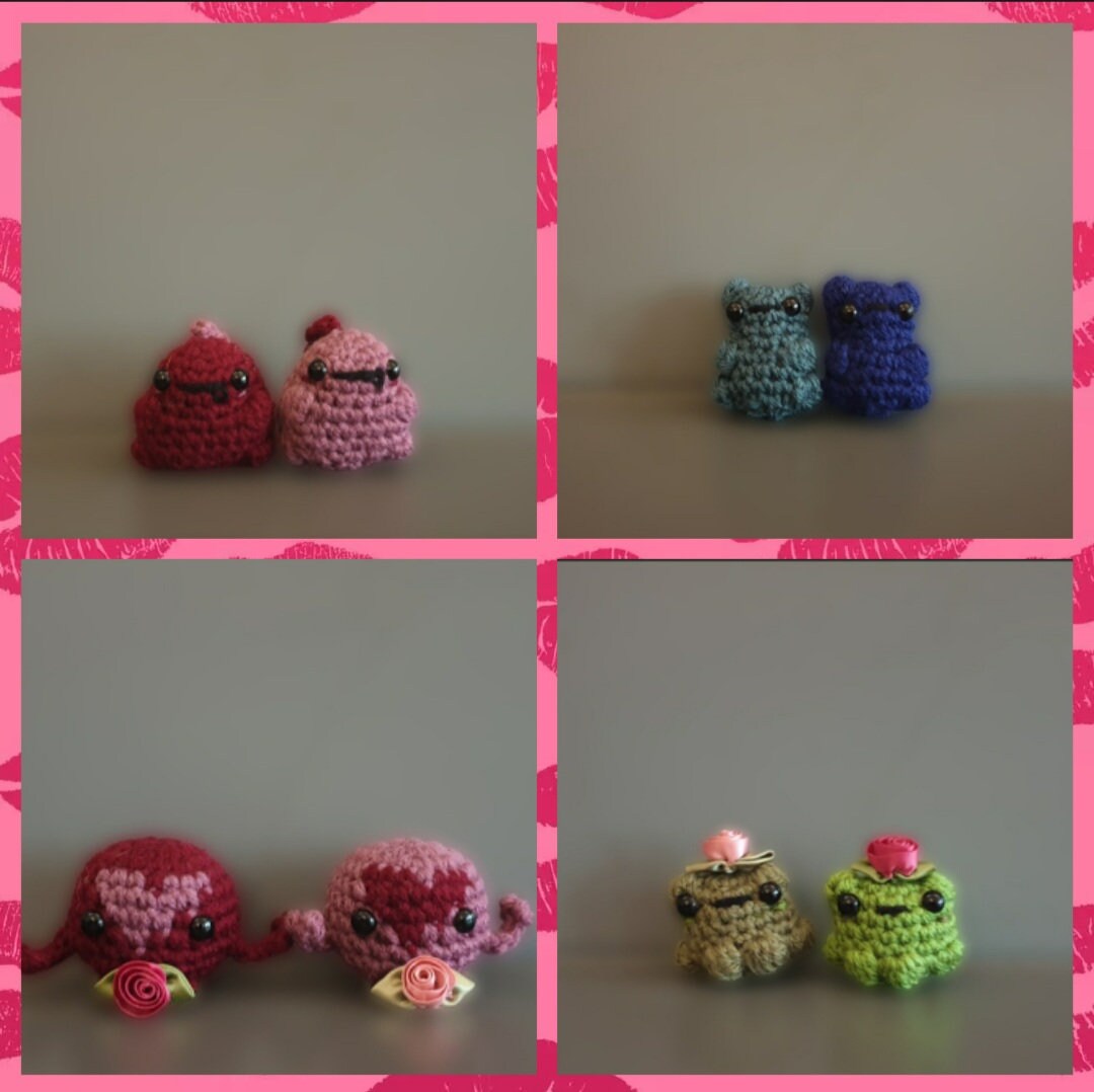 Custom Matching Keychains for Couples and Best Friends | Crochet ...