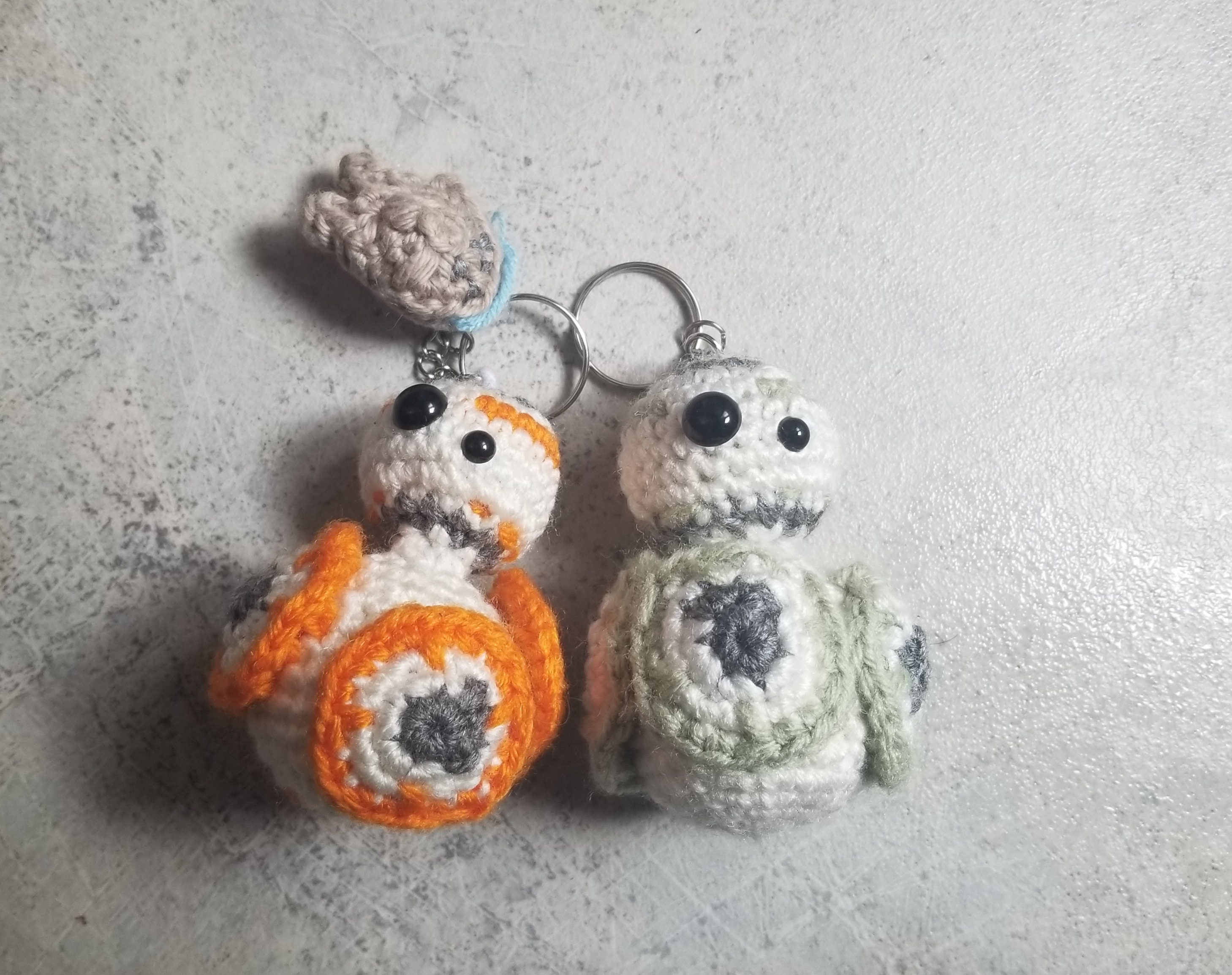 Crochet Star Wars BB8 Small Plush Custom Amigurumi Handmade Robot ...