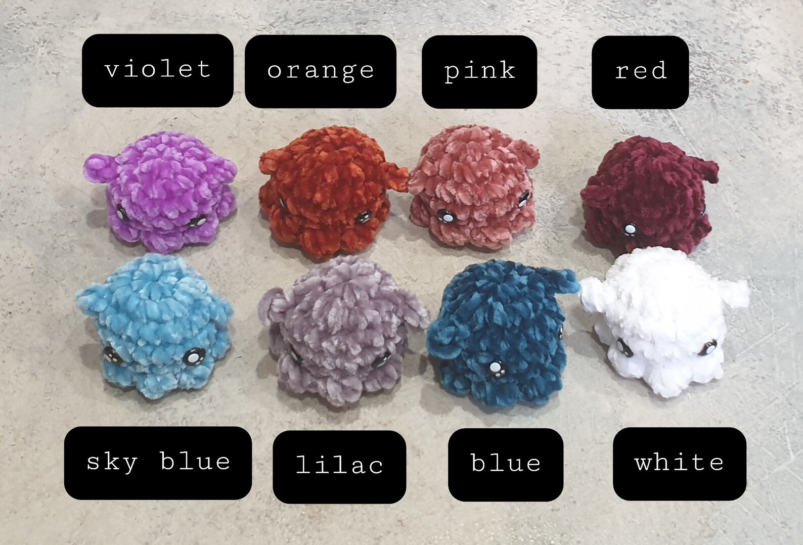 Mini Dumbo Octo Squishy | Crochet Amigurumi Small Octopus Plushie ...