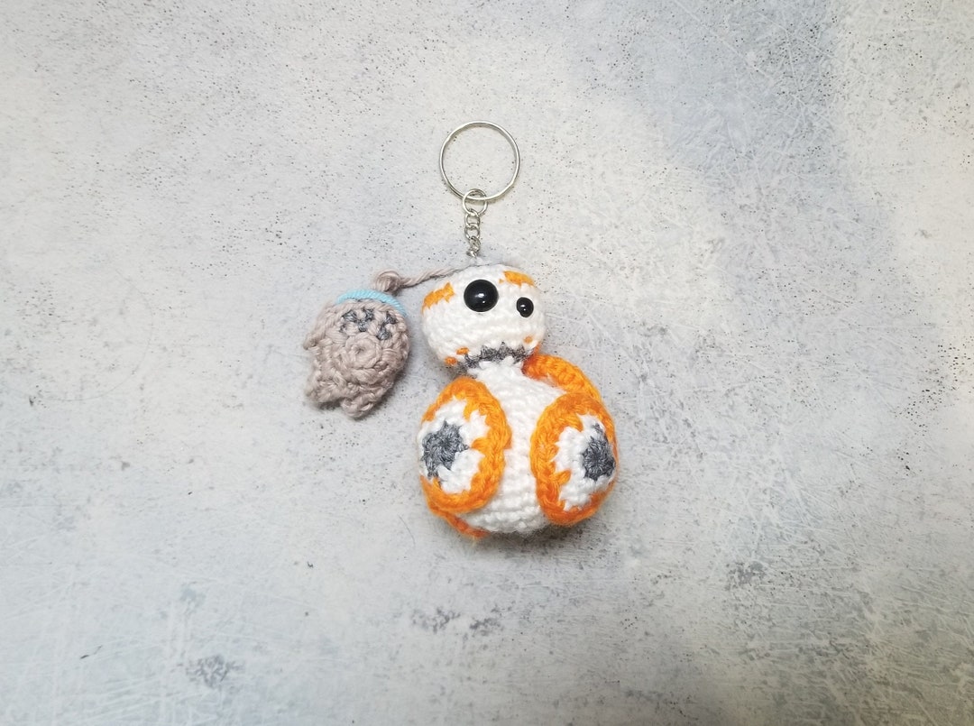 Crochet Star Wars BB8 Small Plush Custom Amigurumi Handmade Robot ...