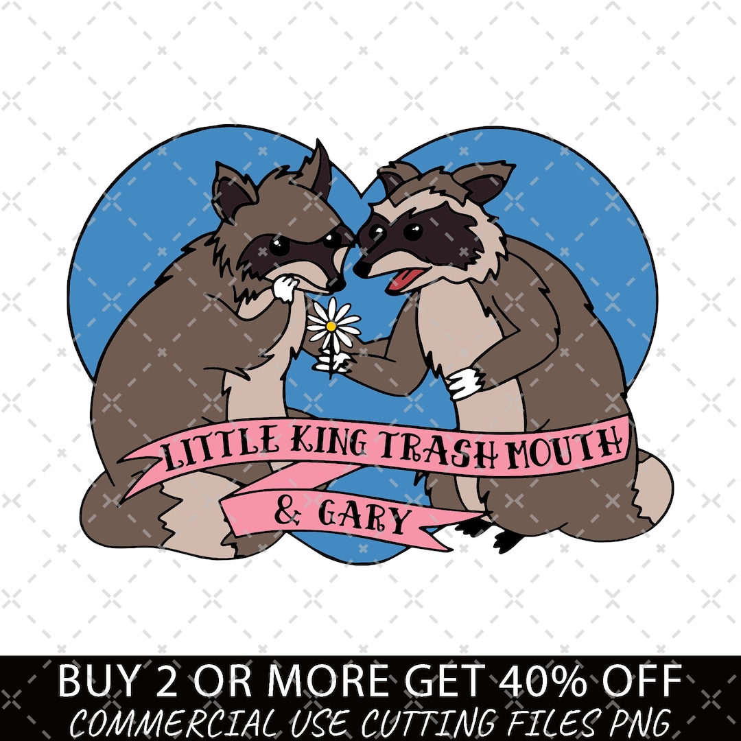 Bob's Burger's LGBTQ Pride Racoons PNG, Little King Trash Mouth and His ...
