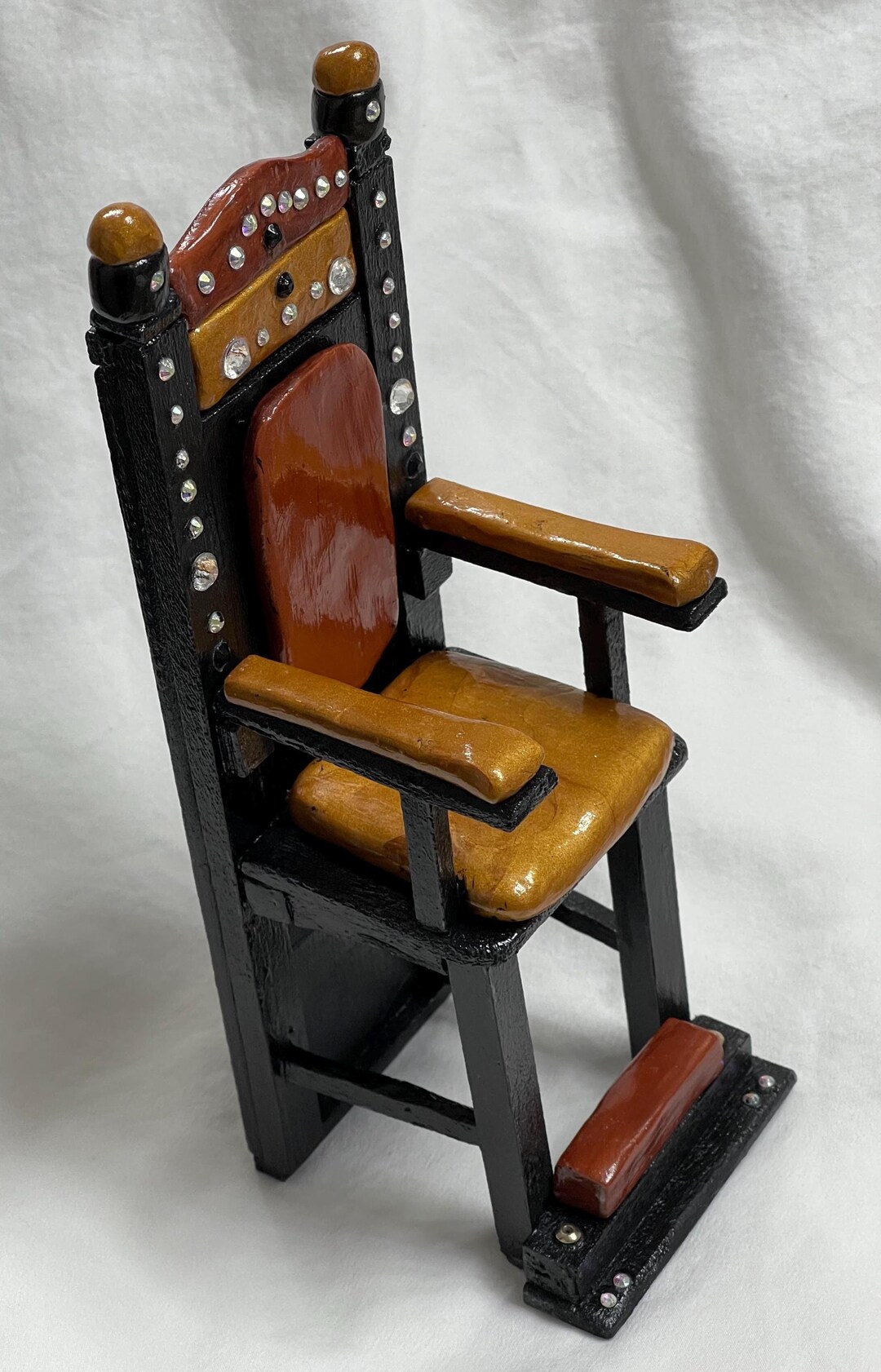 Persephone's Throne Miniature: Handmade Balsa Wood Sculpture With ...