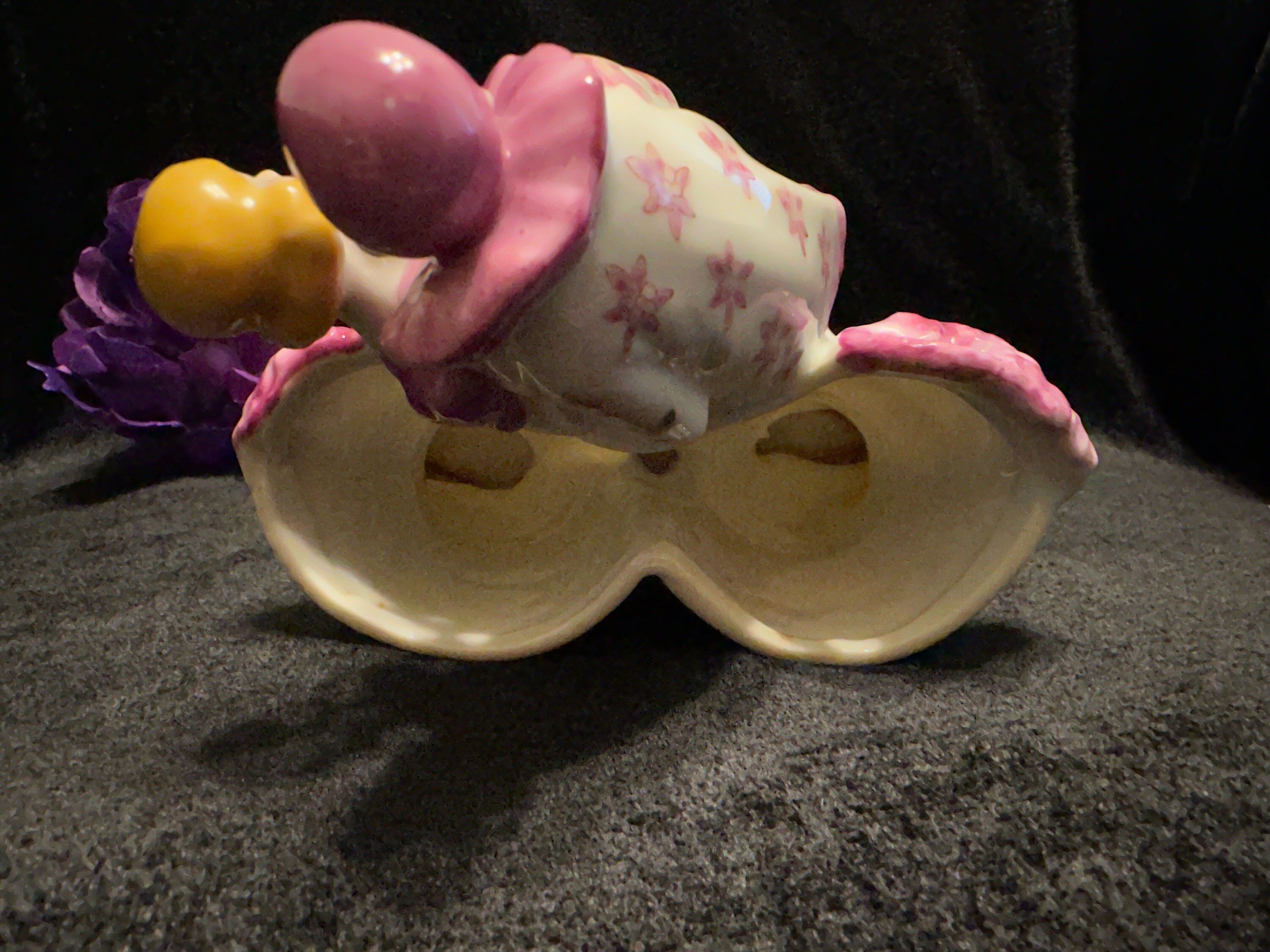 Vintage Goldcastle Porcelain Spill Vase With Dancing Pierrot Clown and ...