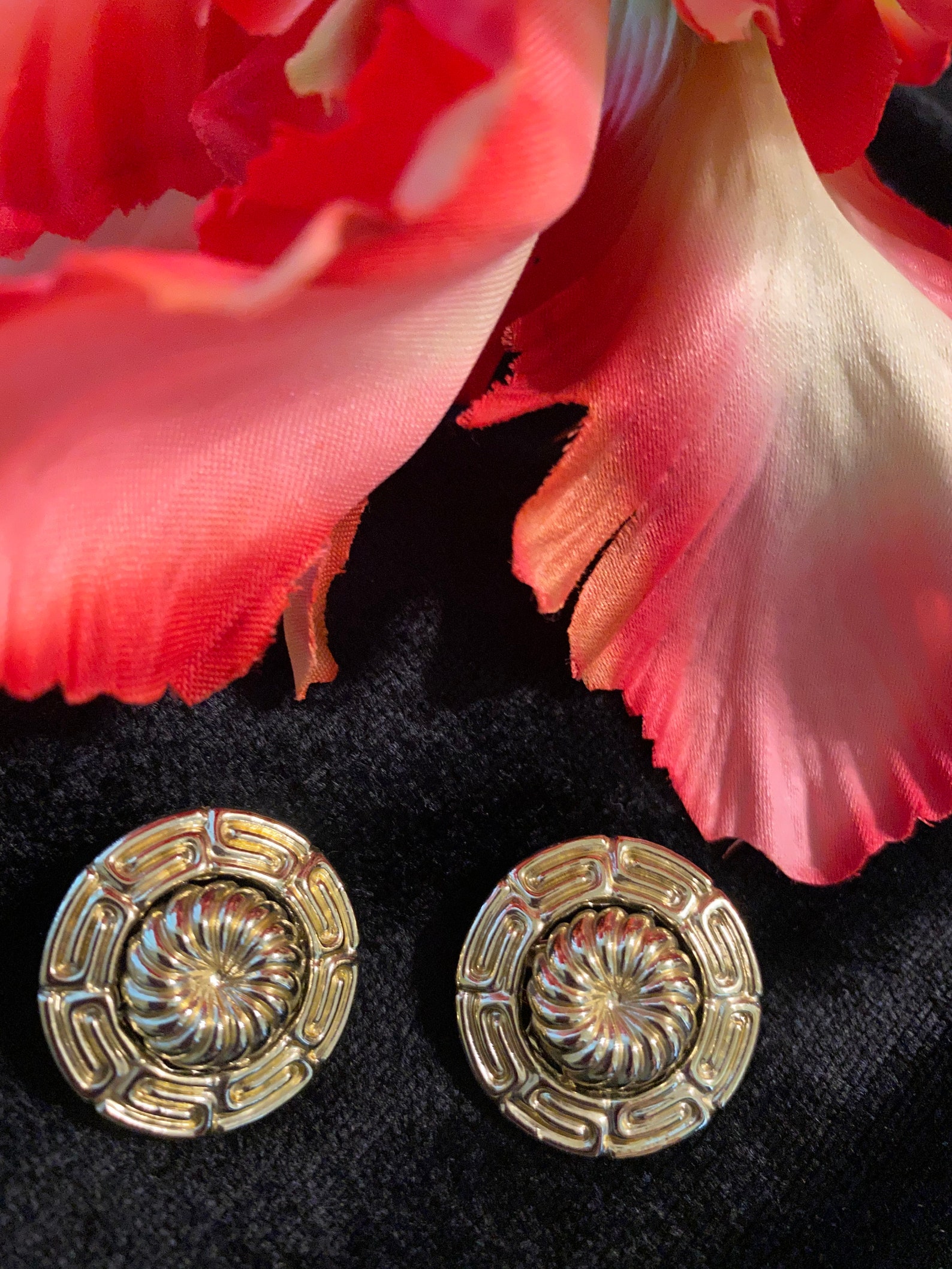 Vintage Gold Tone Cora Clip on Earrings by Cora - Etsy