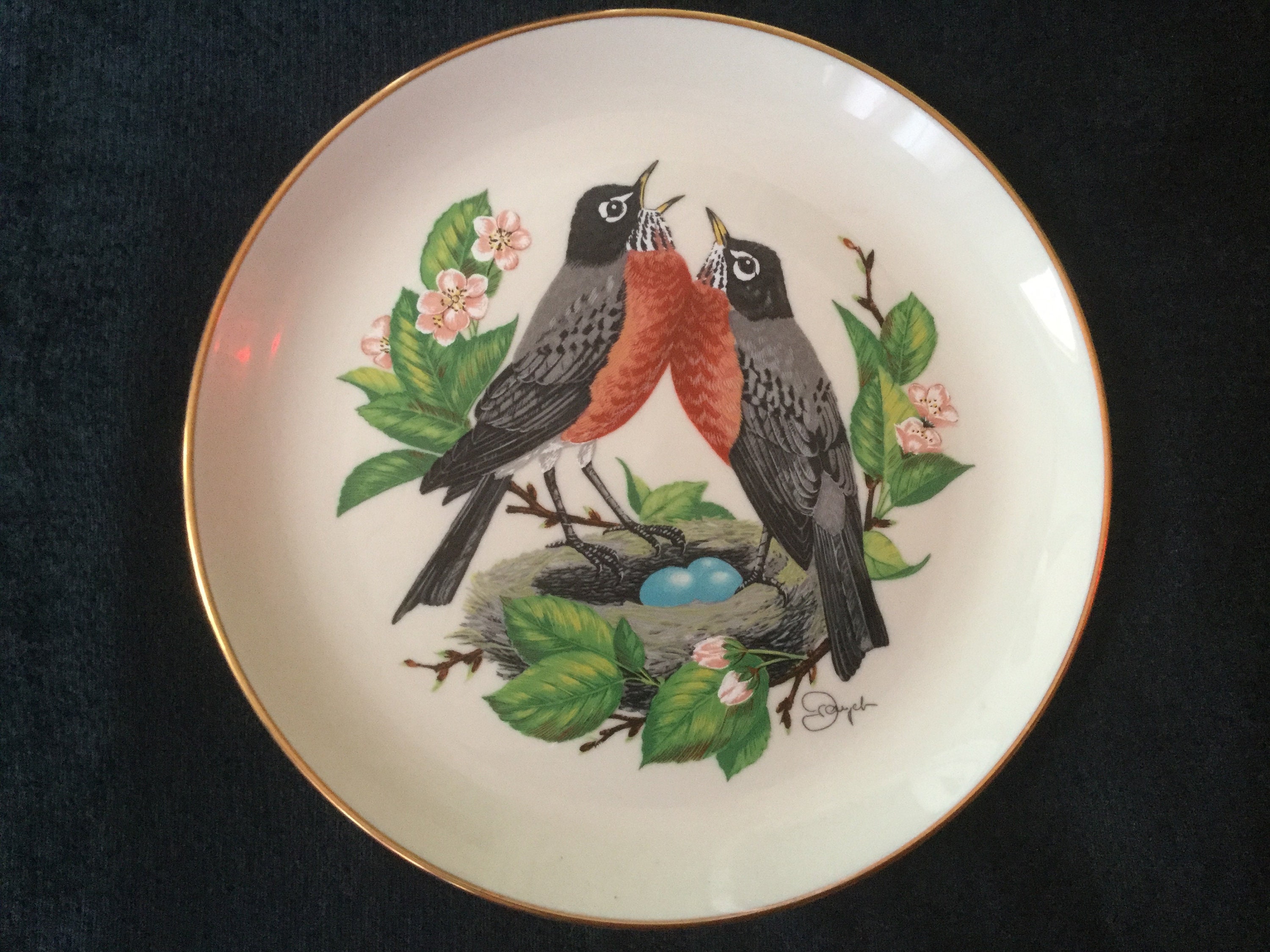 Collector Plate by Gunther Granget's 1978 Four Seasons Series voices of ...