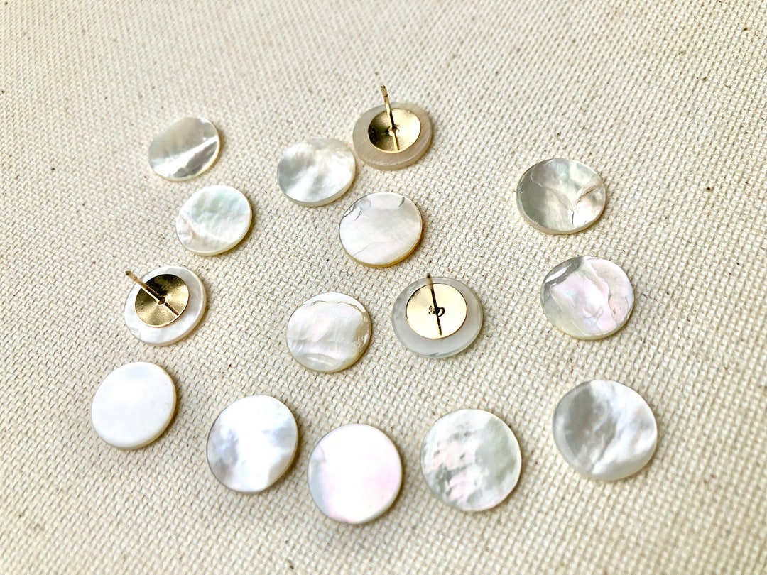 Decorative Mother of Pearl Shell Push Pin Thumb Tacks. Pushpins. Pearl ...