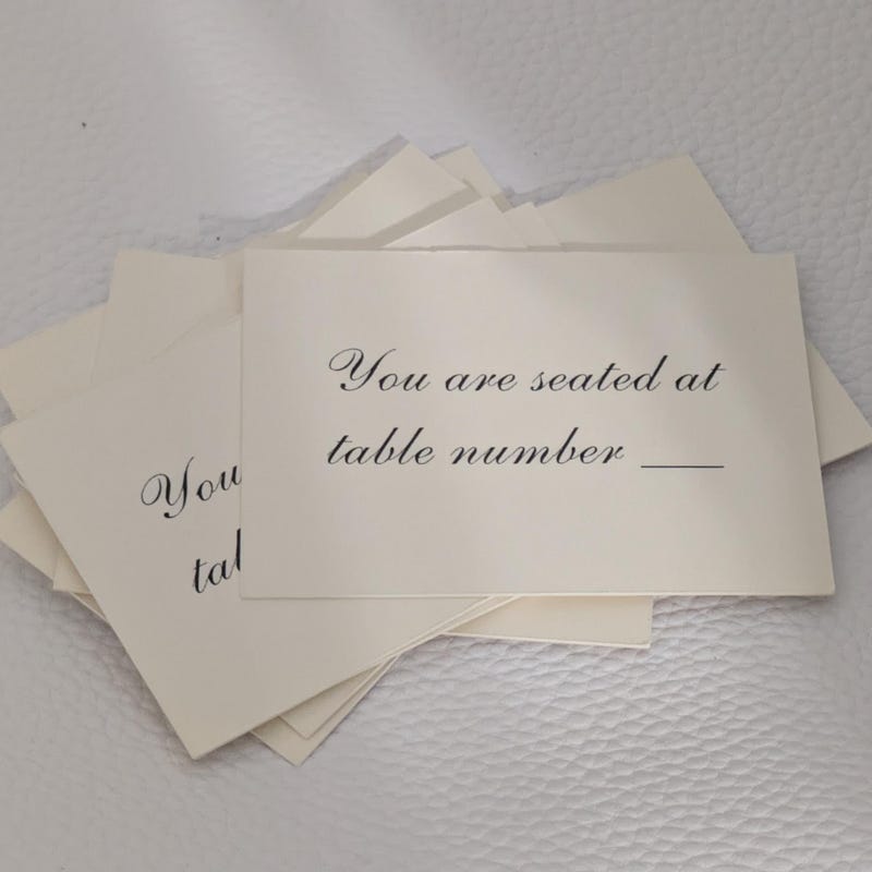 Seating Place Cards - Etsy