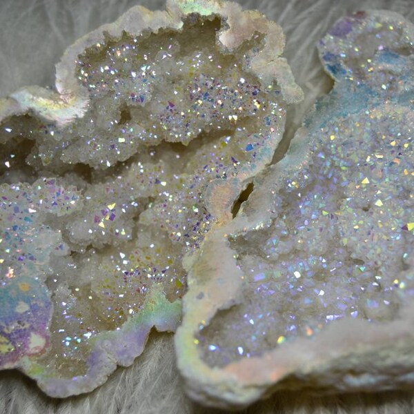 Angel Aura Geode - Etsy