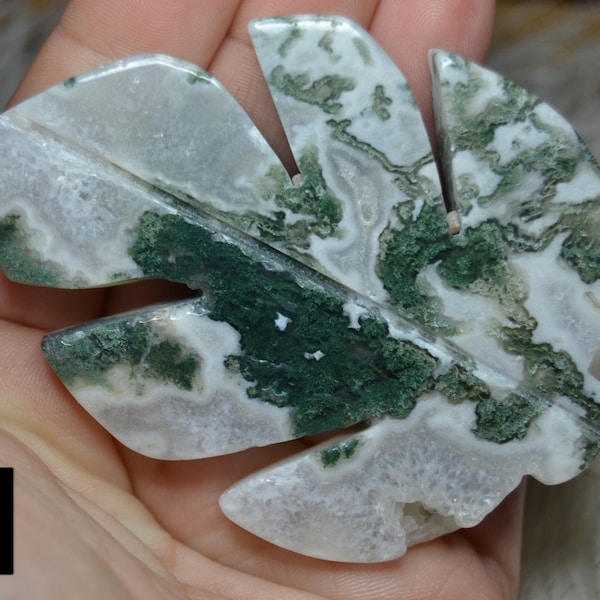 Moss Agate - Etsy