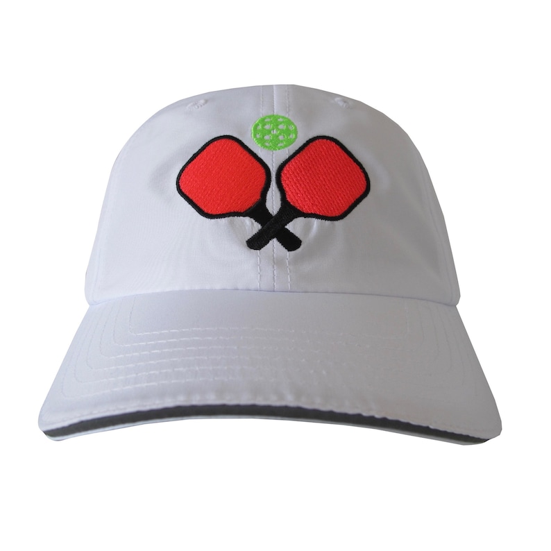 Pickleball Paddle Embroidered Performance Hat Pickleball | Etsy