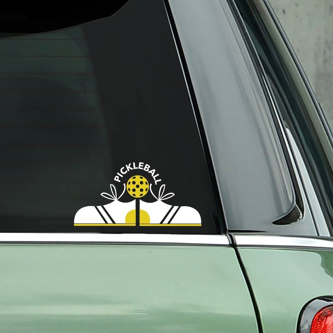 Sneakers & Pickleball Decal - Vinyl Sticker - Bumper Sticker - Computer ...