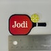 Personalized Pickleball Paddle Name Tag: Engraved Acrylic Bag Tag - Etsy
