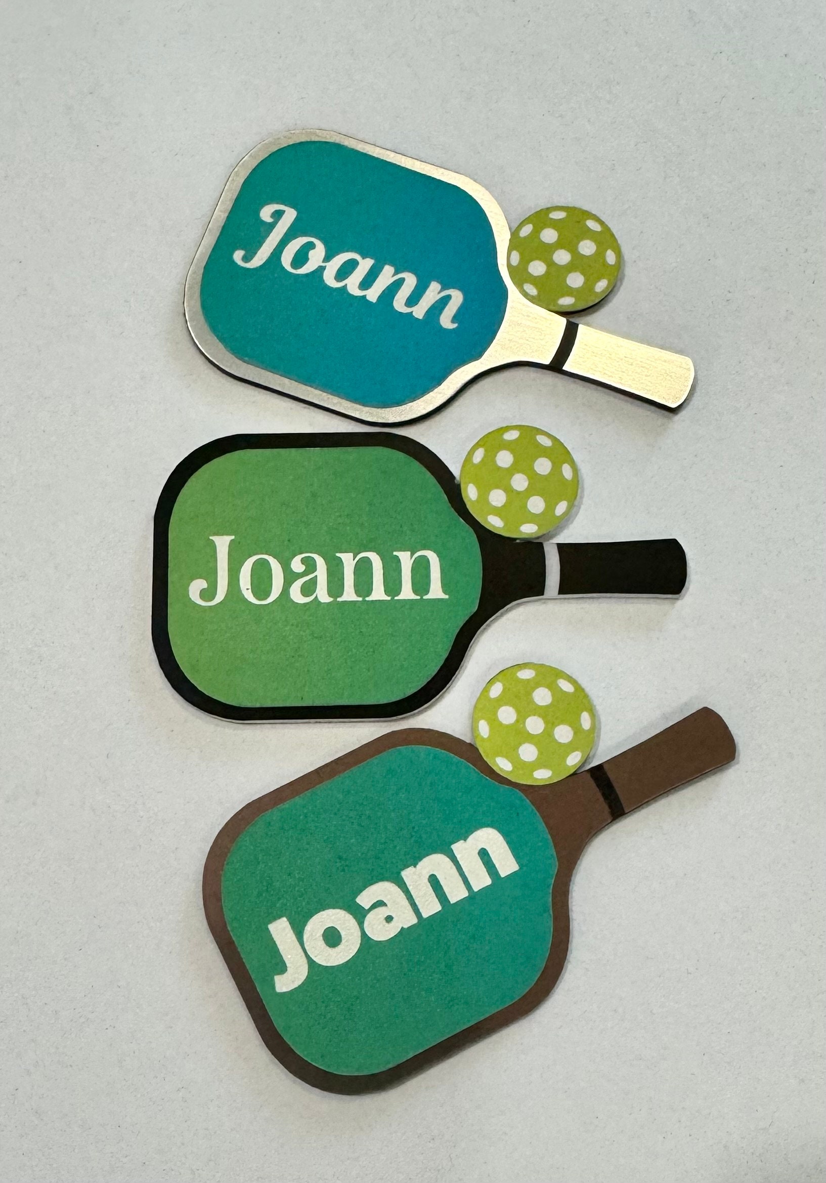 Personalized Pickleball Paddle Name Tag: Engraved Acrylic Bag Tag - Etsy