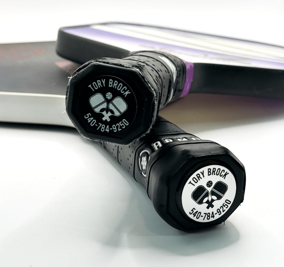 Personalized Pickleball Paddle Butt Name Cap - Etsy