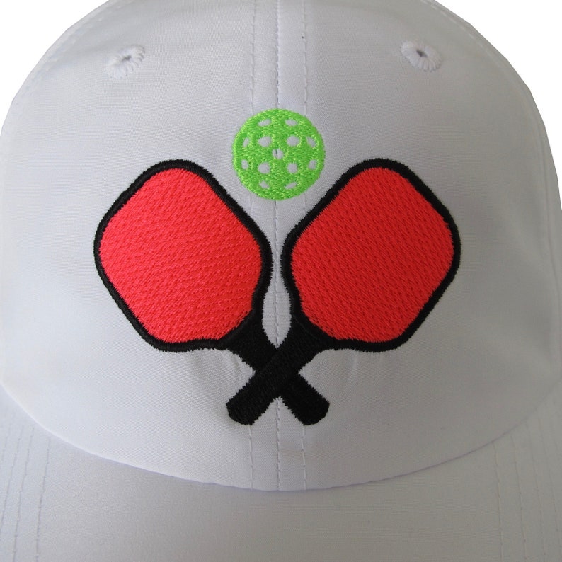Pickleball Paddle Embroidered Performance Hat Pickleball | Etsy