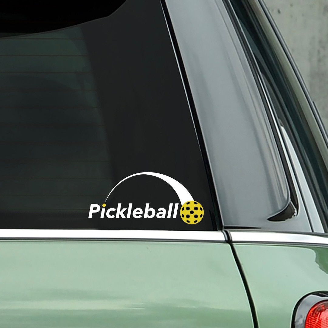 Pickleball Decal - Pickleball Gift - Vinyl Sticker - Bumper Sticker ...