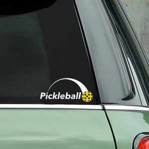 Pickleball Decal - Pickleball Gift - Vinyl Sticker - Bumper Sticker ...