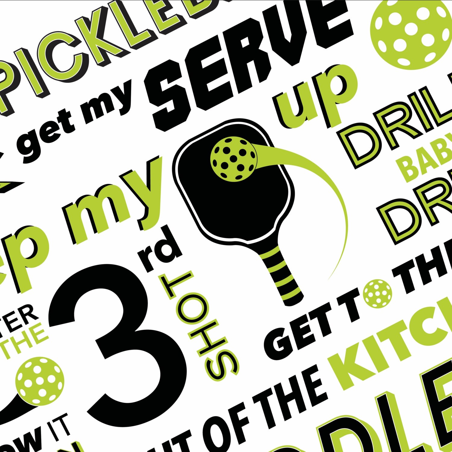 Pickleball Pledge Print Pickleball Art White Pickleball - Etsy