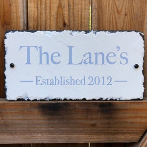 House Name Sign! Personalized House Name Sign. Custom Name Plaque ...