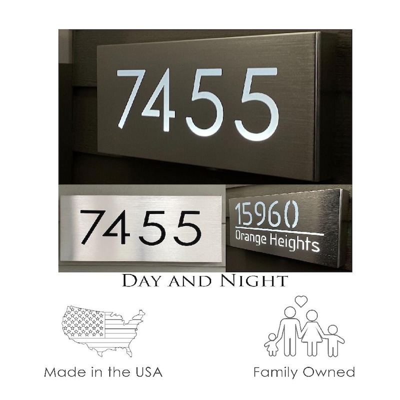Led Address Sign - Etsy