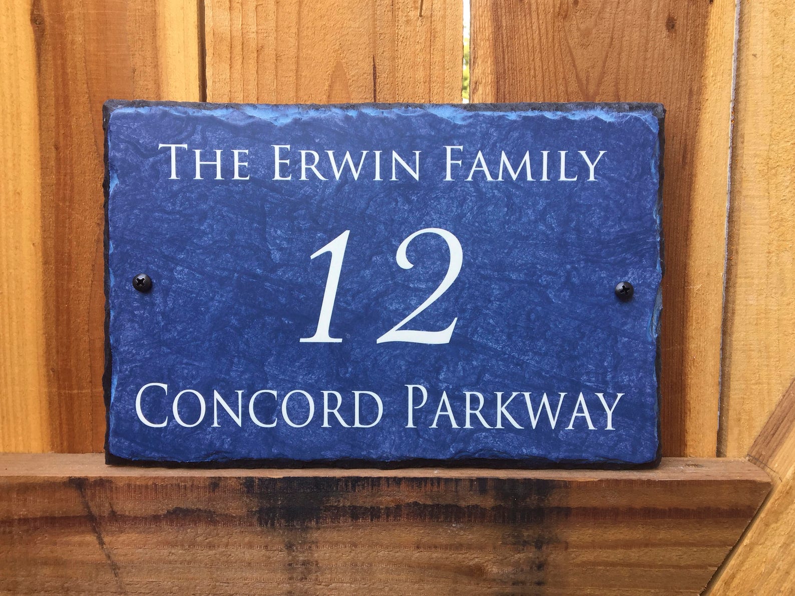 Home Address Sign Personalized House Number Plaque. Welcome | Etsy