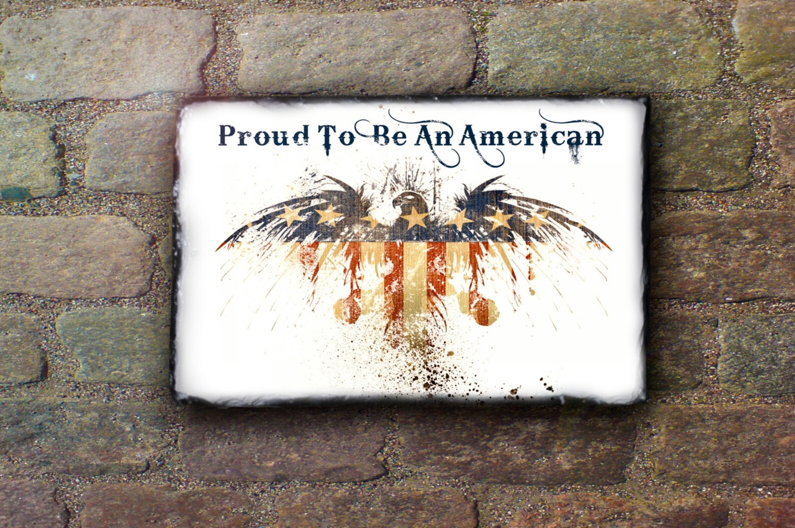 Proud to Be an American. Patriotic Sign Patriotic Decor | Etsy