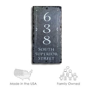 House Number Sign! Personalized House Number Plaque. Welcome to Our ...
