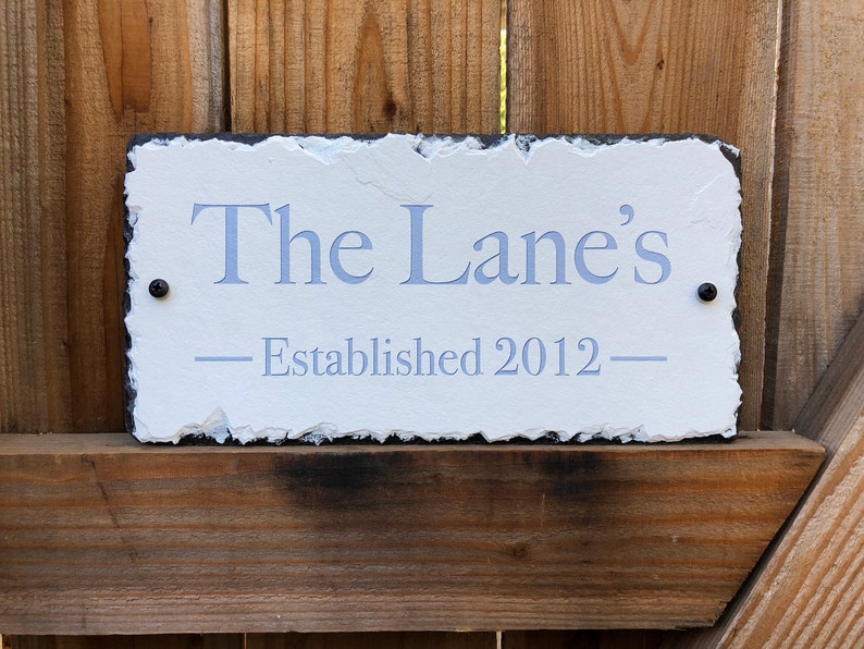 House Name Sign Personalized House Name Sign. Custom Name - Etsy