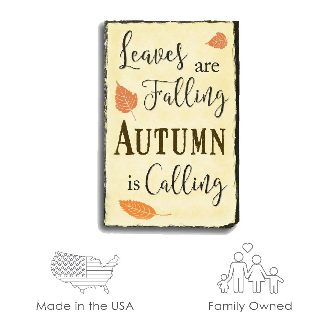 Leaves Are Falling Autumn is Calling, Fall Sign, Fall Plaque, Festive ...