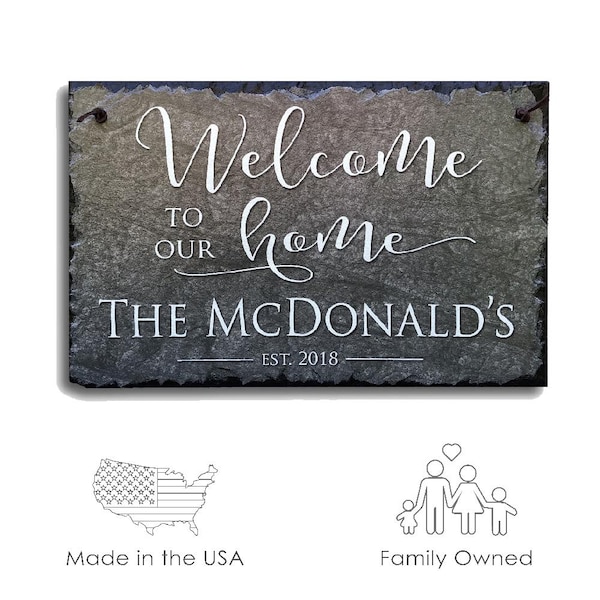 Outdoor Welcome Sign - Etsy