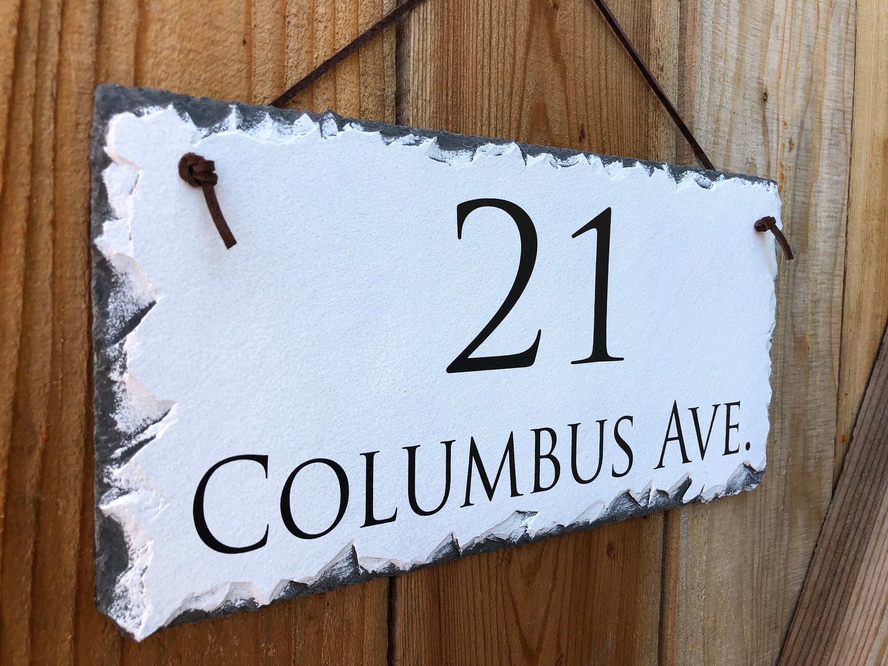 Home Address Sign! Personalized House Number Plaque Address Plaque ...
