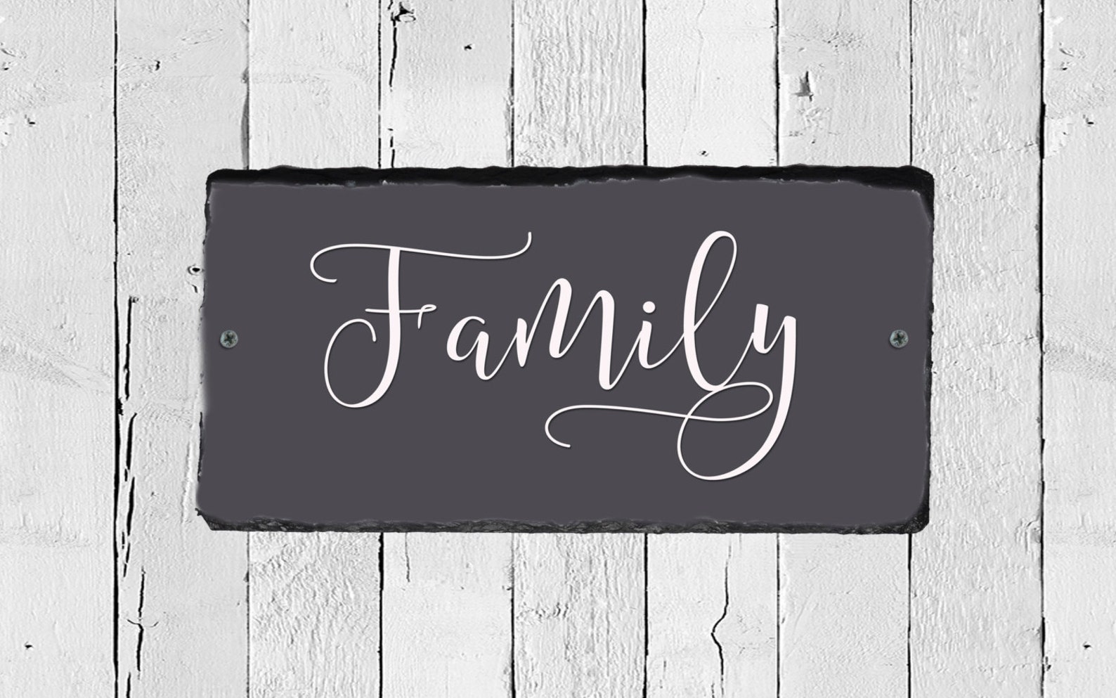 Slate Family Sign Outdoor Sign Outdoor Family Sign - Etsy