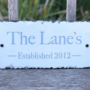 House Name Sign! Personalized House Name Sign. Custom Name Plaque ...