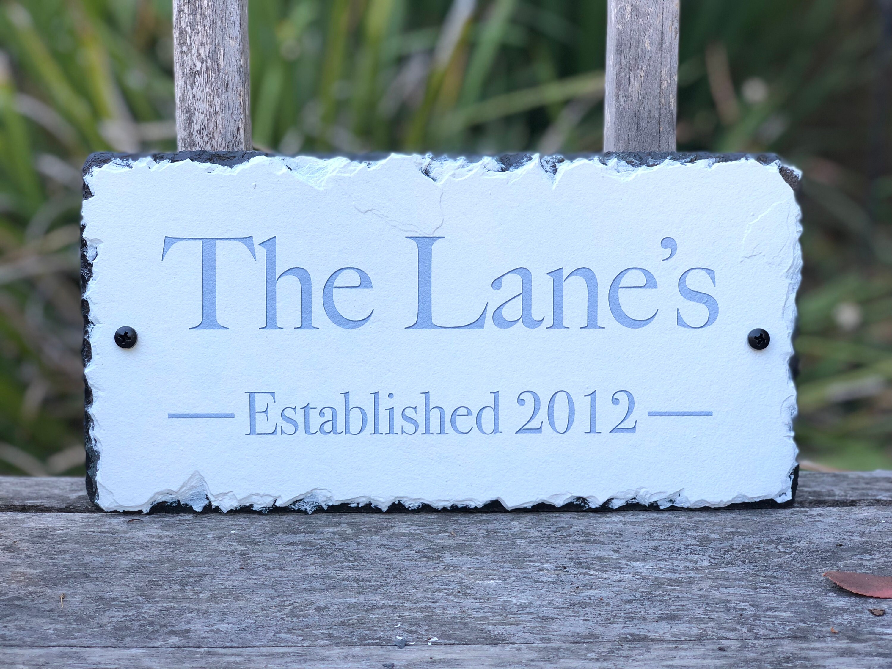 House Name Sign Personalized House Name Sign. Custom Name - Etsy