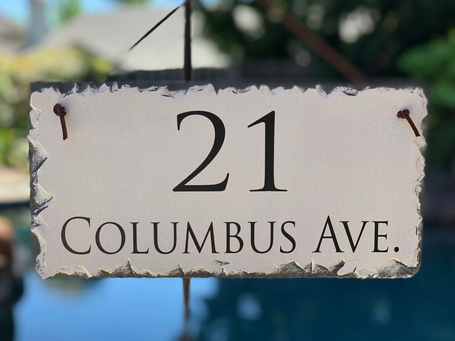 Home Address Sign! Personalized House Number Plaque Address Plaque ...