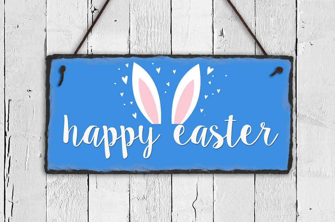 Easter Sign, Easter Plaque, Happy Easter, Happy Easter Sign, Easter ...
