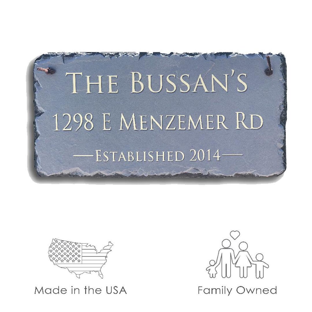 Home Address Plaque! Personalized Family Name Plaque. Established ...