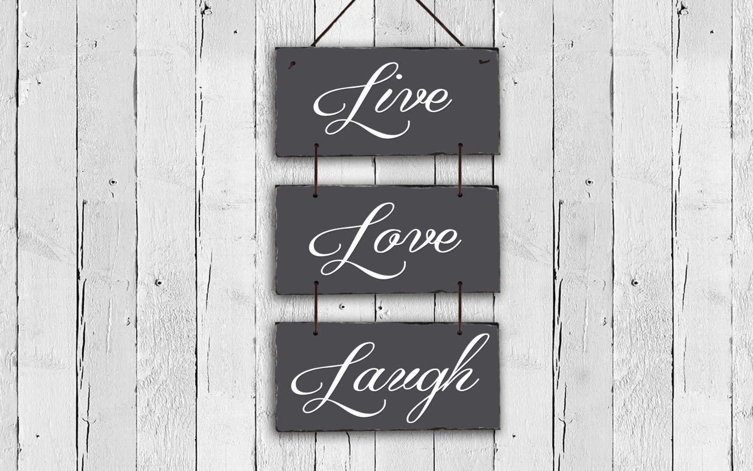 Live Love Laugh Sign Slate Live Love Laugh Sign Outdoor | Etsy