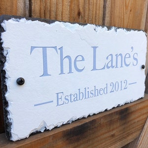 House Name Sign! Personalized House Name Sign. Custom Name Plaque ...