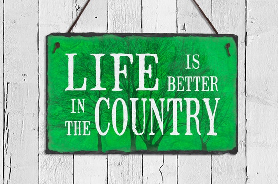 Country Sign. Country Decor. Outdoor Sign. Family Name Sign. | Etsy