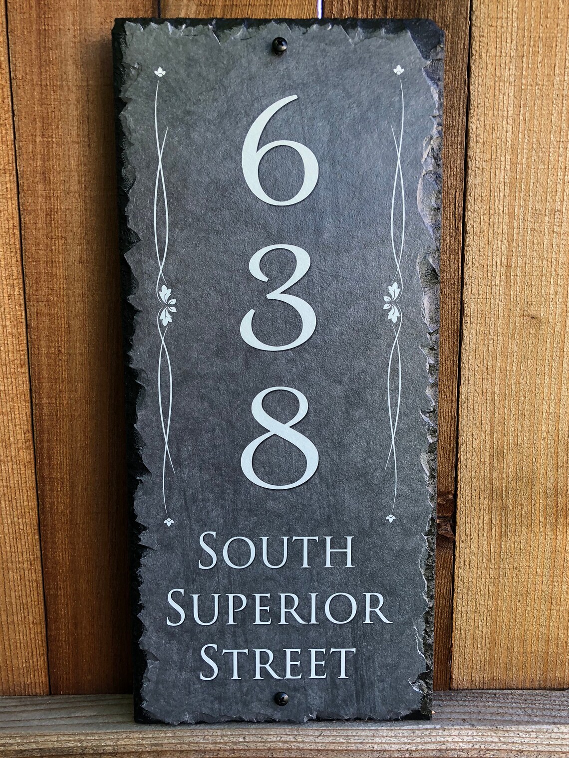 House Number Sign Personalized House Number Plaque. Welcome - Etsy
