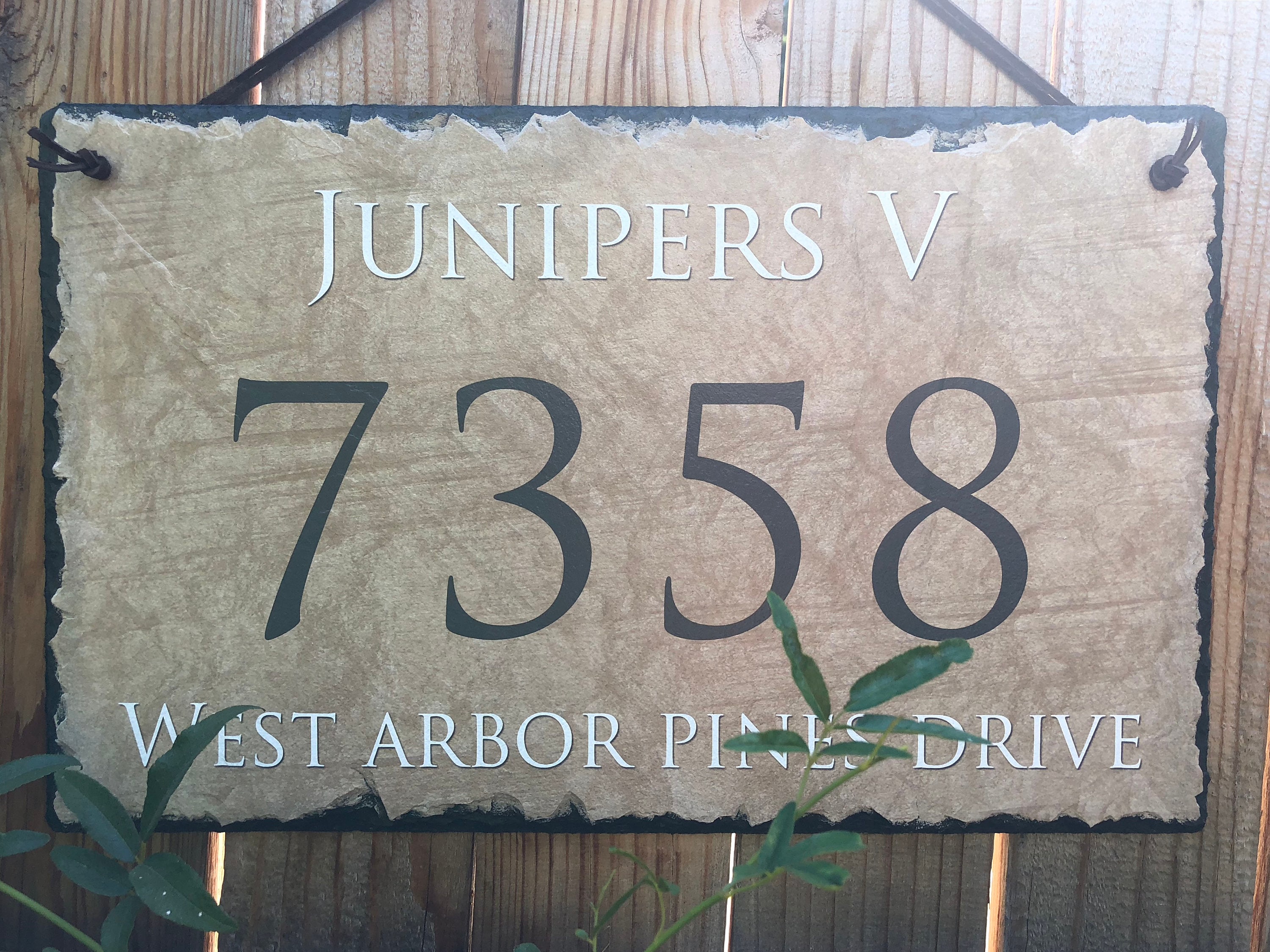Home Address Sign Personalized House Number Plaque. Welcome - Etsy