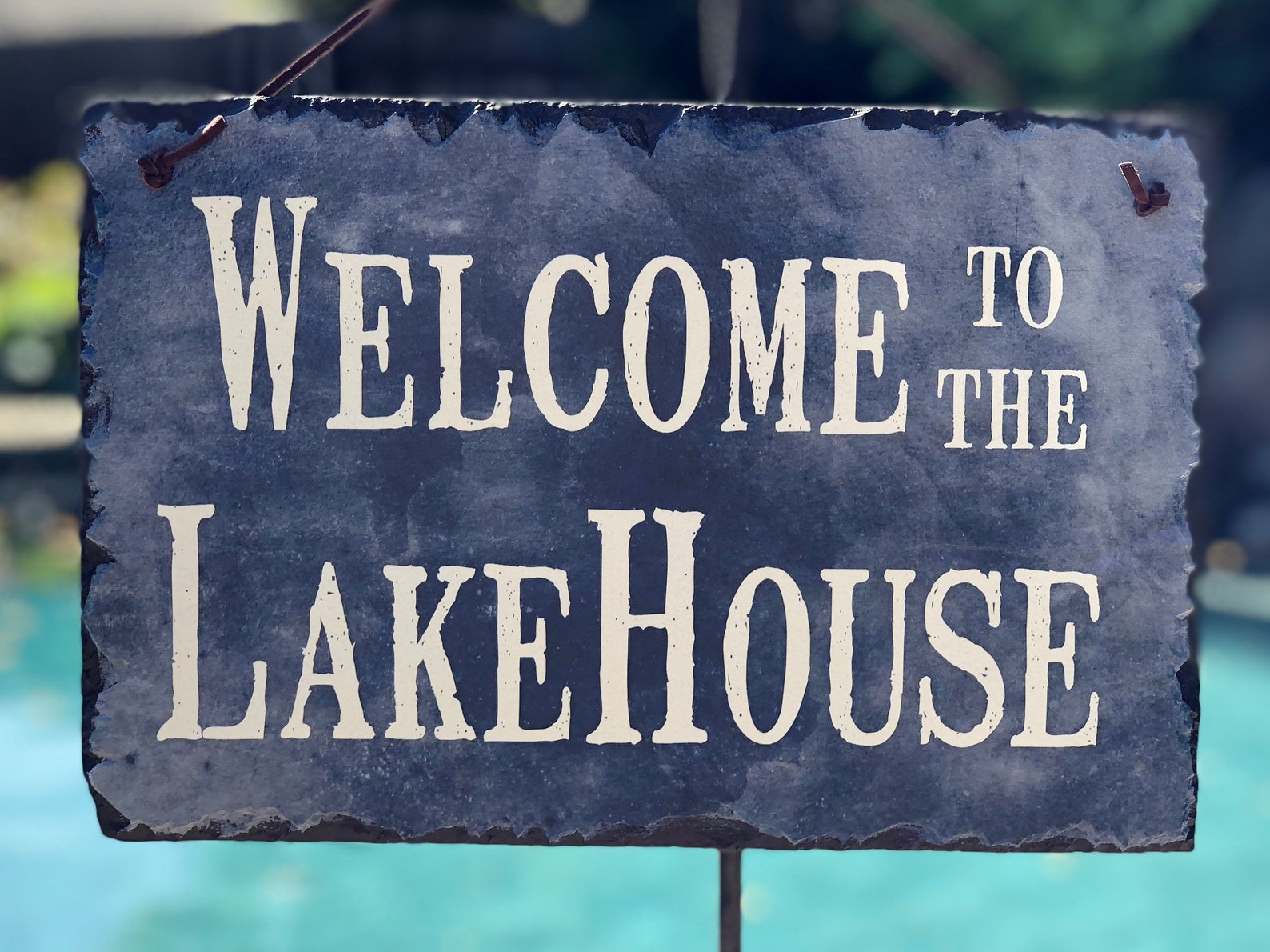 Lake House Sign. Lake House Decor. Outdoor Sign. Family Name - Etsy