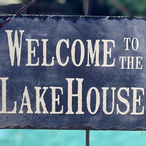 Lake House Sign. Lake House Decor. Outdoor Sign. Family Name Sign ...