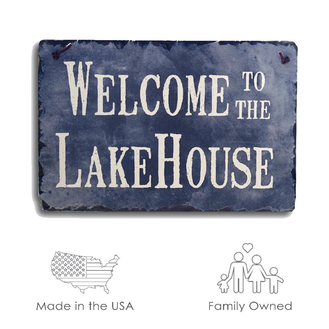 Lake House Sign. Lake House Decor. Outdoor Sign. Family Name Sign ...