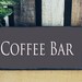 Coffee Bar Sign Slate Coffee Bar Sign Indoor/outdoor Sign - Etsy