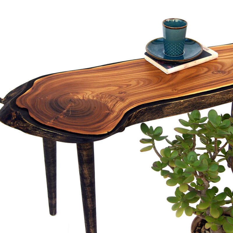 Wood Slab Table - Etsy