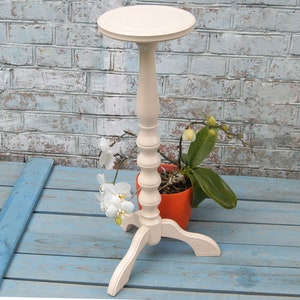 Wooden Three Legged Planter Stand Small Pedestal Flower Pot - Etsy